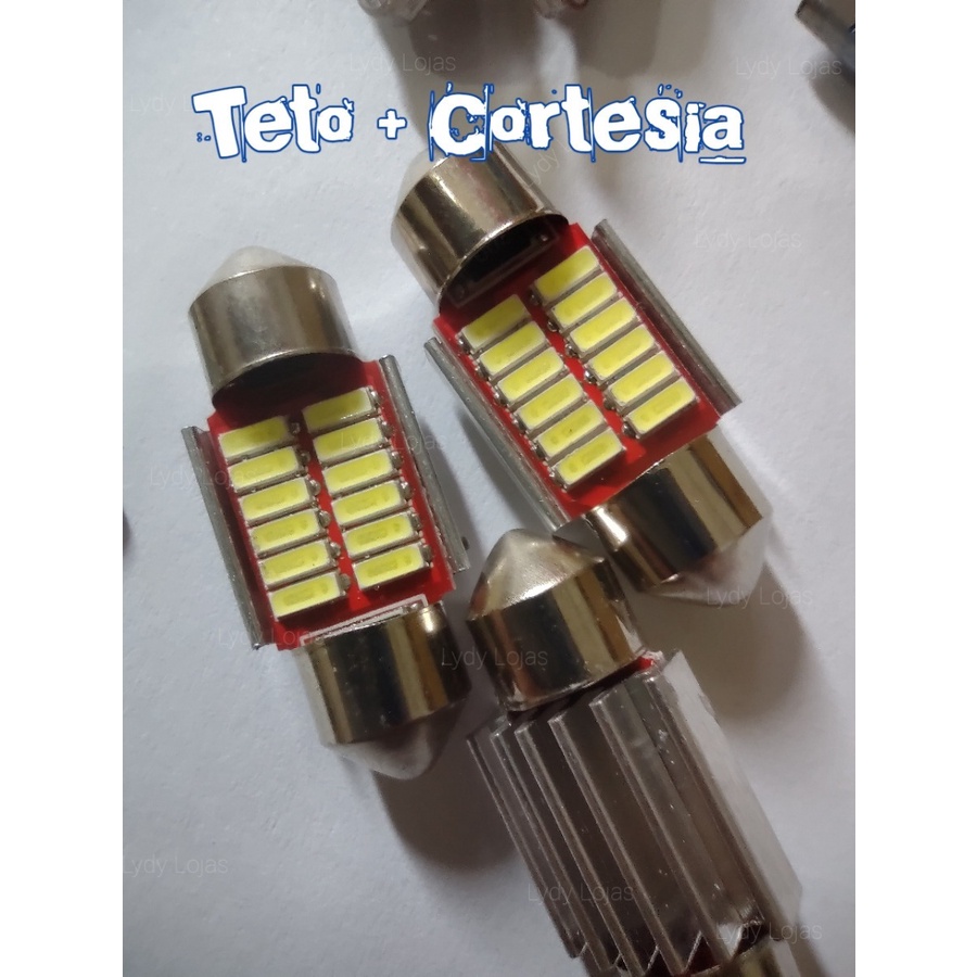 Kit Led Torpedo Teto Honda Civic G8 Super Branca Qualidade | Shopee Brasil