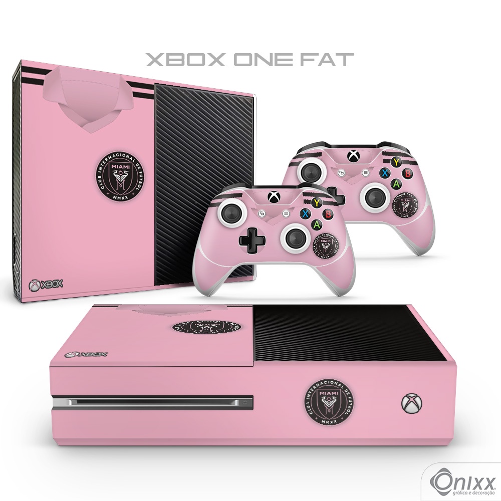 Skin XBOX ONE FAT Adesiva Messi Uniforme Inter Miami FC | Shopee Brasil