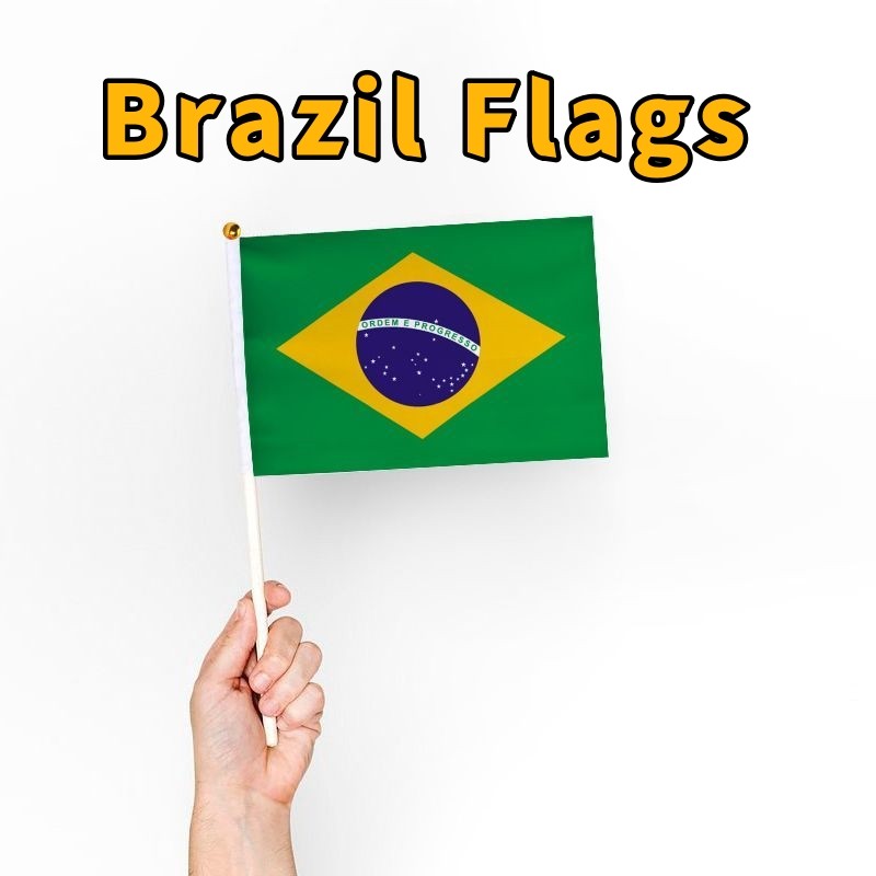 Bandeiras Do Brasil Bandeira Portátil Pequena Mini País Mundial ...