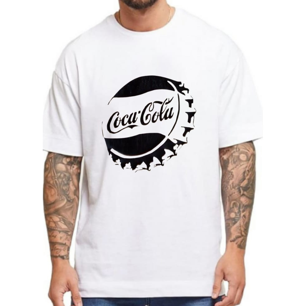 Camiseta Tampa Coca Cola Retro 100% Algodão Premium | Shopee Brasil