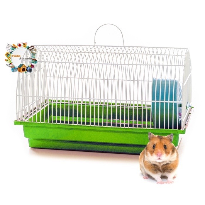 Gaiola Pequena Arame Para Hamster Ramster Roedores Chines Gerbil ...