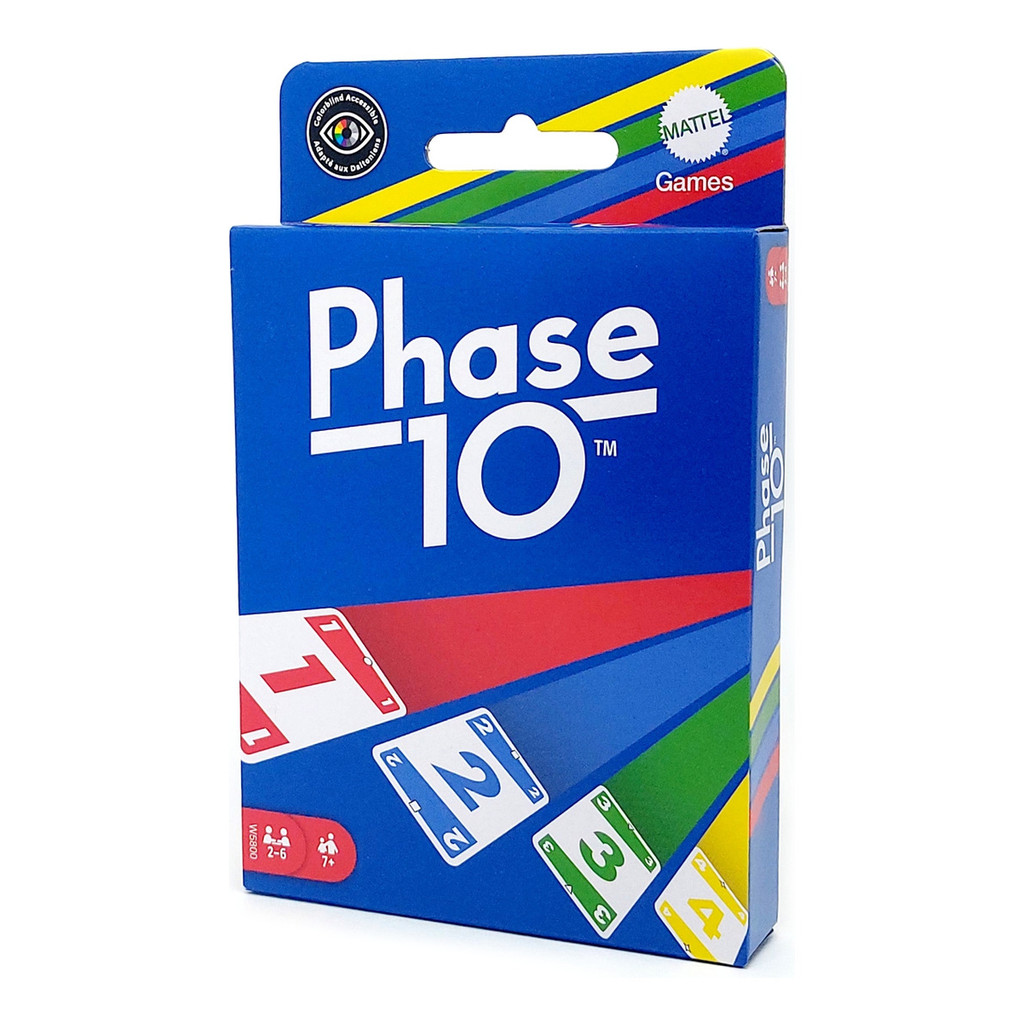 Jogo De Cartas Phase 10 (fase 10) Original Mattel Games | Shopee Brasil