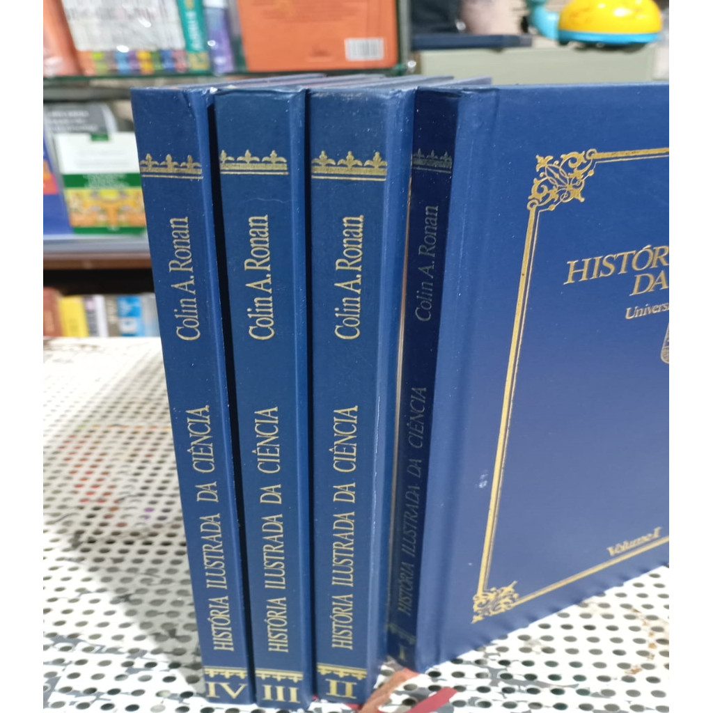 História ilustrada da ciência 4 volumes autor Ronan, colin a. | Shopee ...