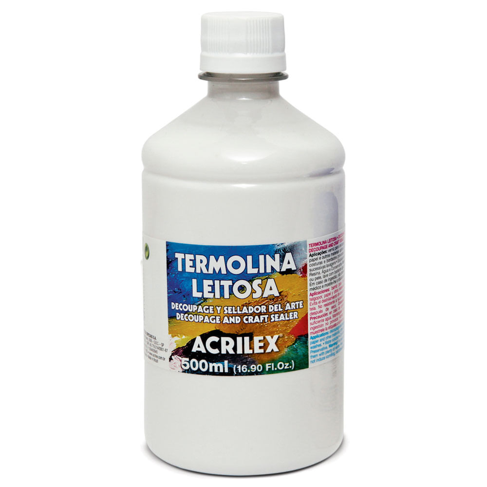 Termolina Leitosa 500ml Acrilex - 16550 | Shopee Brasil