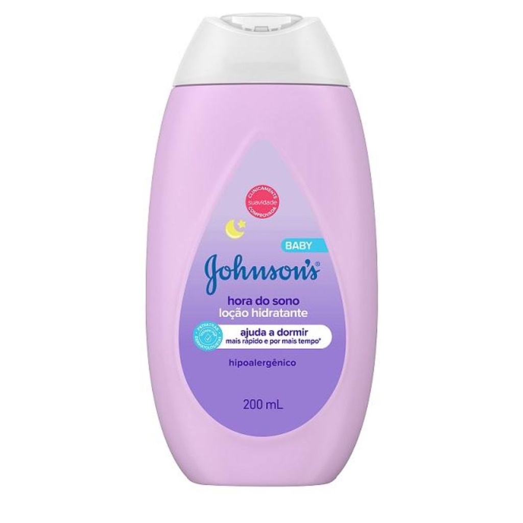 Loção Hidratante Johnson's Baby Hora do Sono 200ml | Shopee Brasil