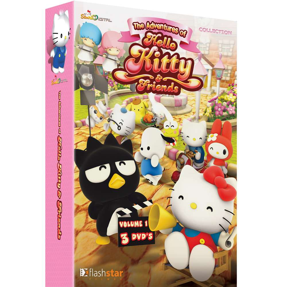 DVD HELLO KITTY E FRIENDS (BOX COM 3 DVDS) | Shopee Brasil