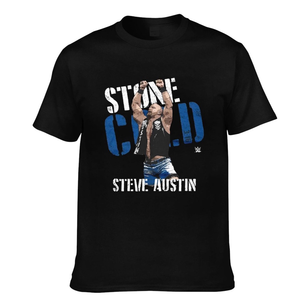 Stone Cold Steve Austin Legends Wwe Top Rope Gola Redonda Camiseta ...