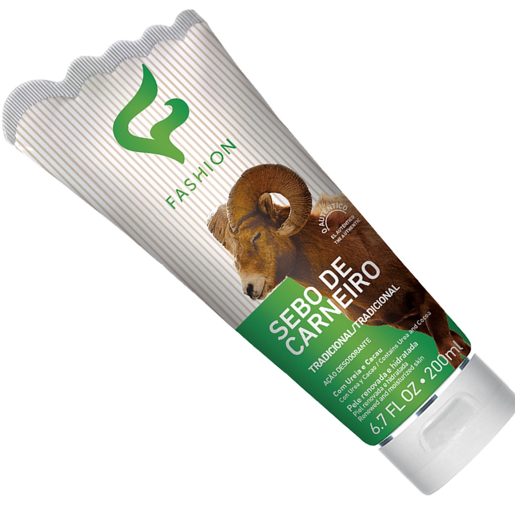 Creme Hidratante Tradicional Fashion Sebo de Carneiro Bisnaga 200ml ...