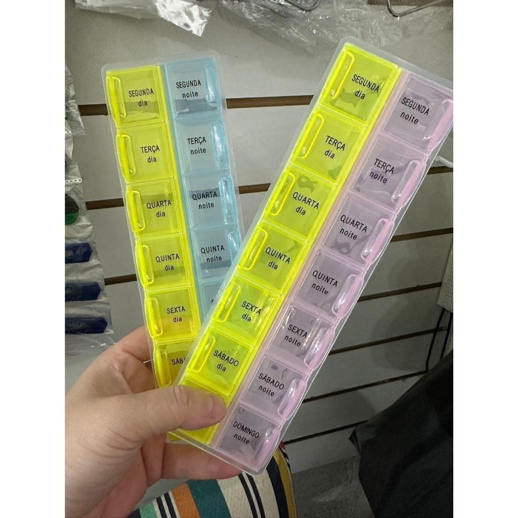 Porta comprimido/porta remédio | Shopee Brasil