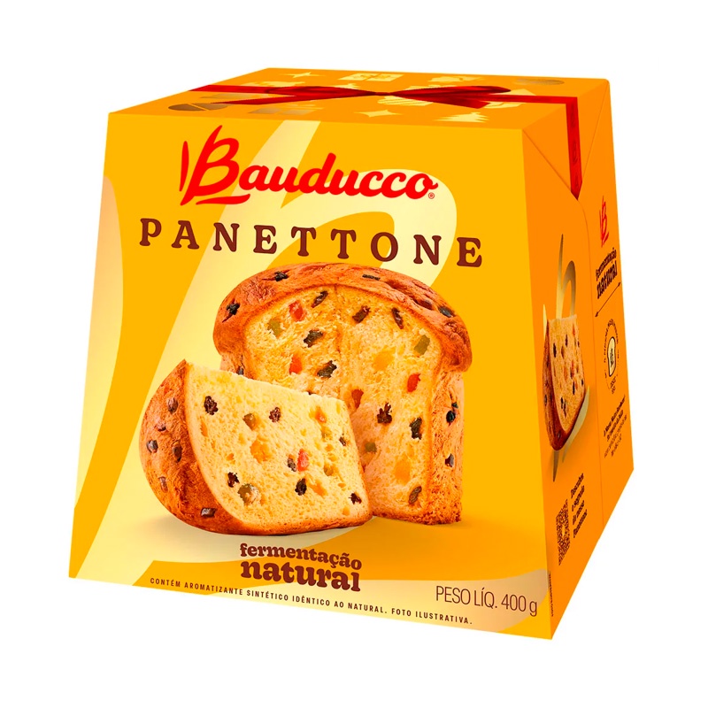 Panetone Bauducco Tradicional Panettone de Frutas 400g | Shopee Brasil