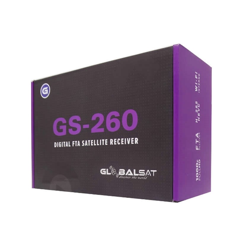 Receiver Globalsat GS260 FULL HD ORIGINAL | Shopee Brasil