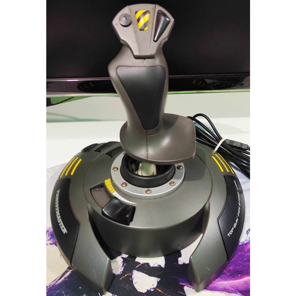 Joystick Controle Thrustmaster Top Gun Fox 2 Pro USB Para PC e P S_3 ...