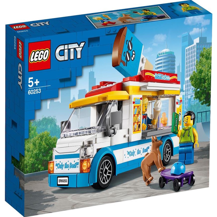 Lego City Van De Sorvetes 200 Pecas - 60253 | Shopee Brasil