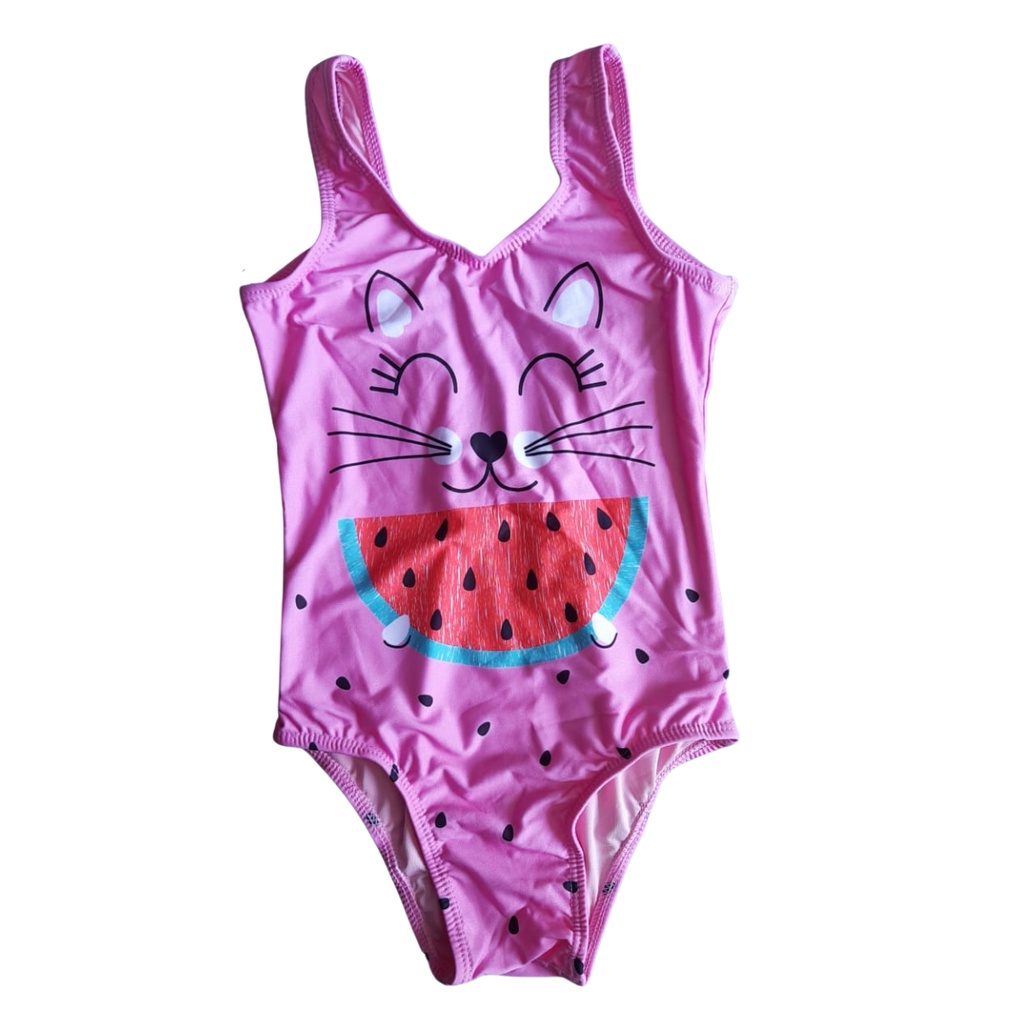 Maiô Infantil Menina Diversas Estampas Modelo Proteção Uv Juvenil Bebê ...