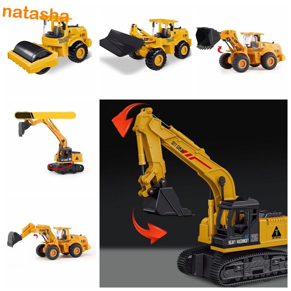 NATASHA City Construction Excavator Models , Crane Plastic , Diecast ...