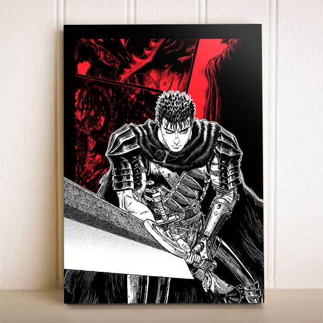 Placa Berserk Quadro Decorativo Guts Griffith Anime | Shopee Brasil