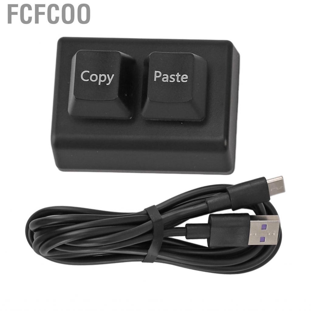 Fcfcoo Programmable Keypad 2 Keys Copy Paste Red Switch USB C ...