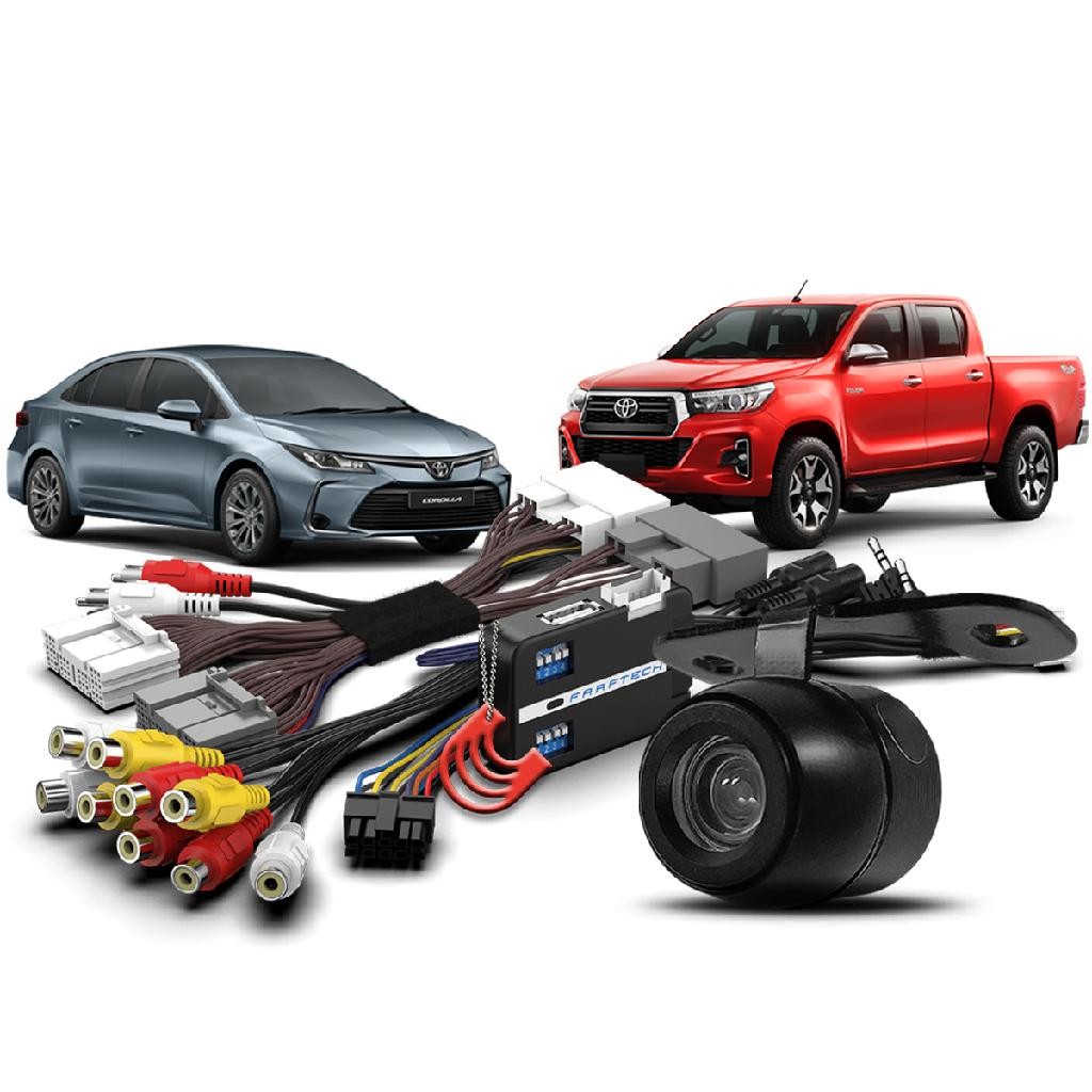 Interface Desbloqueio Tela em Movimento + Câmera Frontal Toyota Original | Shopee Brasil