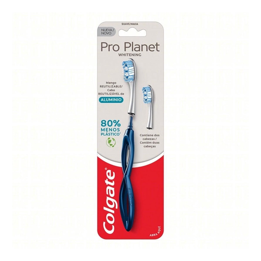 Escova de Dente Colgate Pro Planet com 2 cabeças | Shopee Brasil