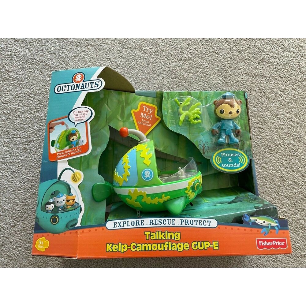Novo Fisher Price Octonauts Camuflagem De Algas Falantes Gup-E ...