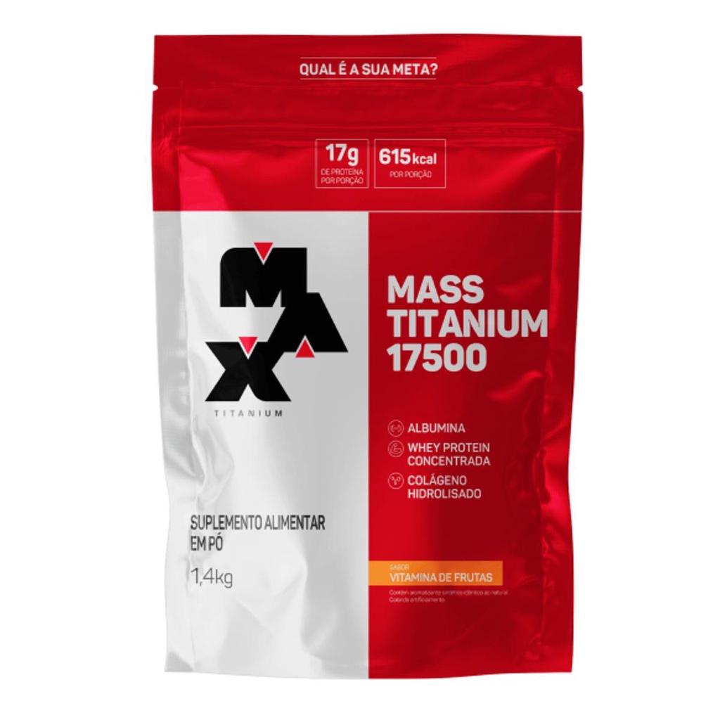 Max Titanium Mass Titanium 17500 1400g | Shopee Brasil