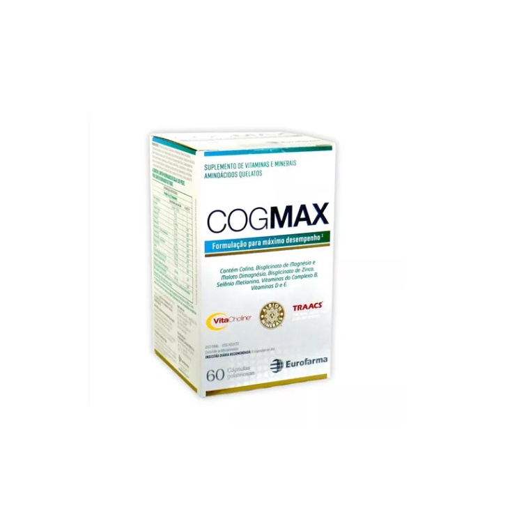Cogmax Suplemento Vitamínico 60 Cápsulas - Eurofarma | Shopee Brasil