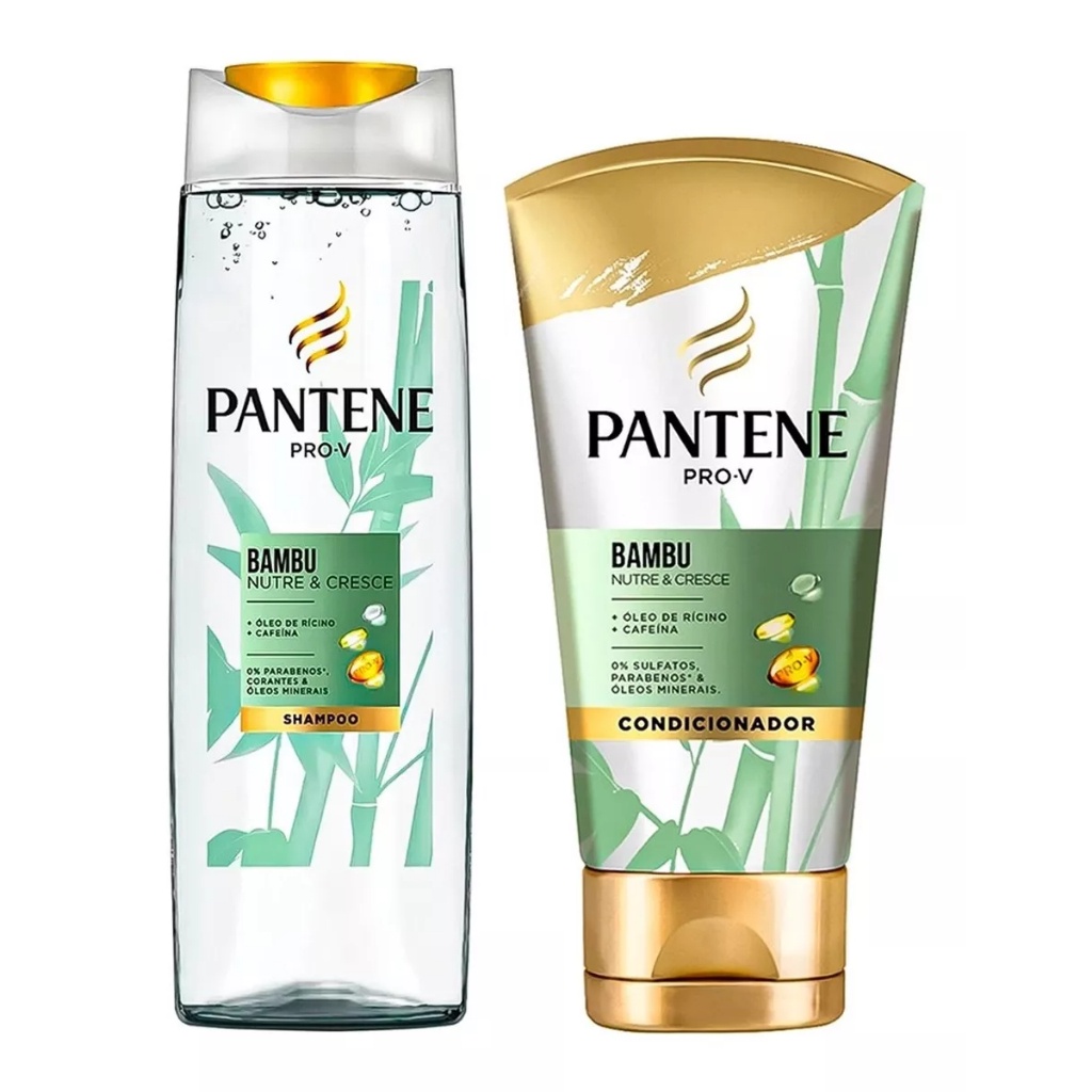 Kit Capilar Pantene Bambu ( SH de 200ml e COND de 150ml ) | Shopee Brasil