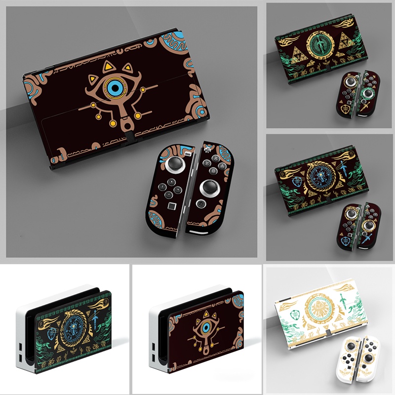 (Zelda) Capa Protetora Dockable Para Nintendo Switch/OLED 2021 , Dura Shell Console E ...
