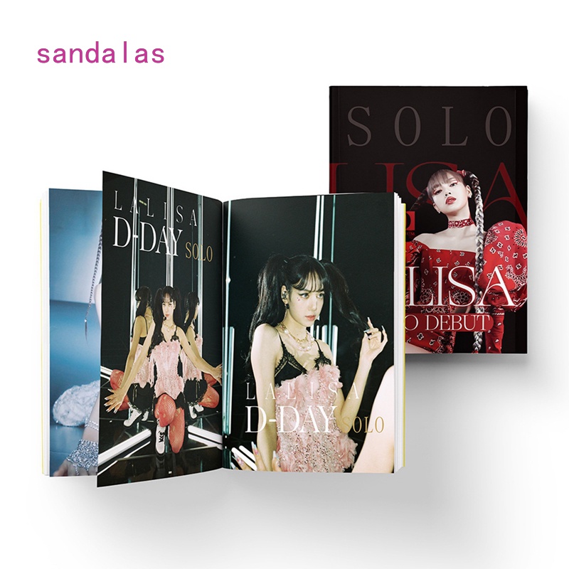 Kpop BLACKPINK LISA SOLO LALISA Photobook HD Álbum Fotográfico Coleção ...