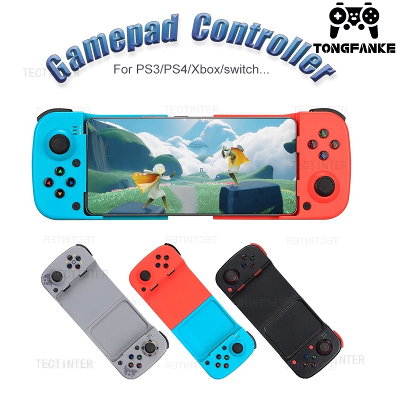 Controlador Bluetooth sem fio Extensível D3 Gaming Smartphone para PS4 PS3 Switch PC retrátil ...