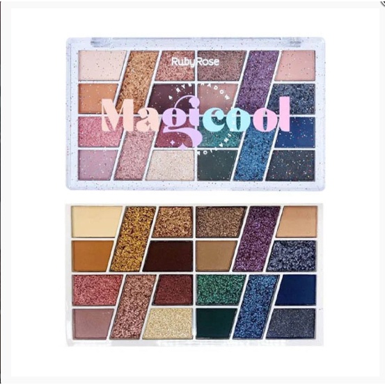 Paletas de Sombras Magicool Ruby Rose HB1077 | Shopee Brasil