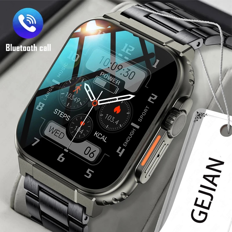 GEJIAN 2024 Smartwatch Relógio Inteligente Para Homens De 1,96 ...