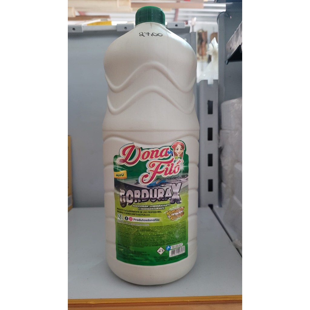 GORDURAX 2L DONA FILO | Shopee Brasil