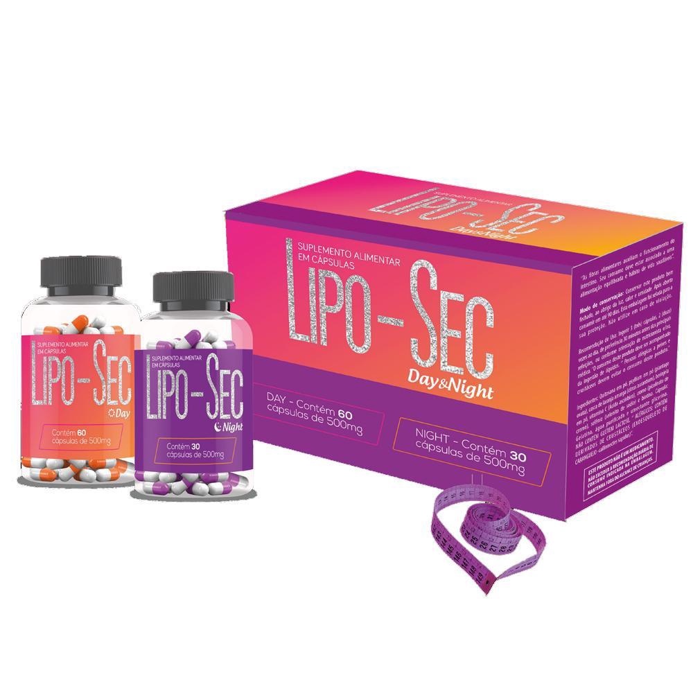 Emagrecedor com Saúde Lipo Sec Day Night 500Mg Com 90 Capsulas Natural ...
