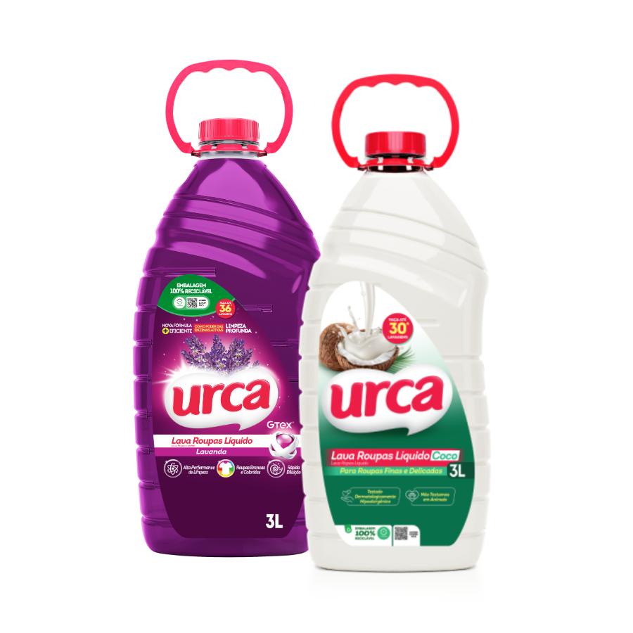Kit 1 Lava Roupas Liquido Urca Lavanda - 3L + 1 Lava Roupas Liquido ... Kit 1 Lava Roupas Liquido Urca Lavanda - 3L + 1 Lava Roupas Liquido ...