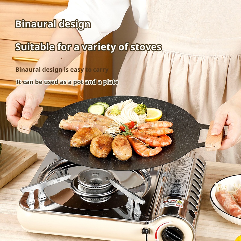 Frigideira Doméstica Panela Teppanyaki Churrasqueira Exterior ...