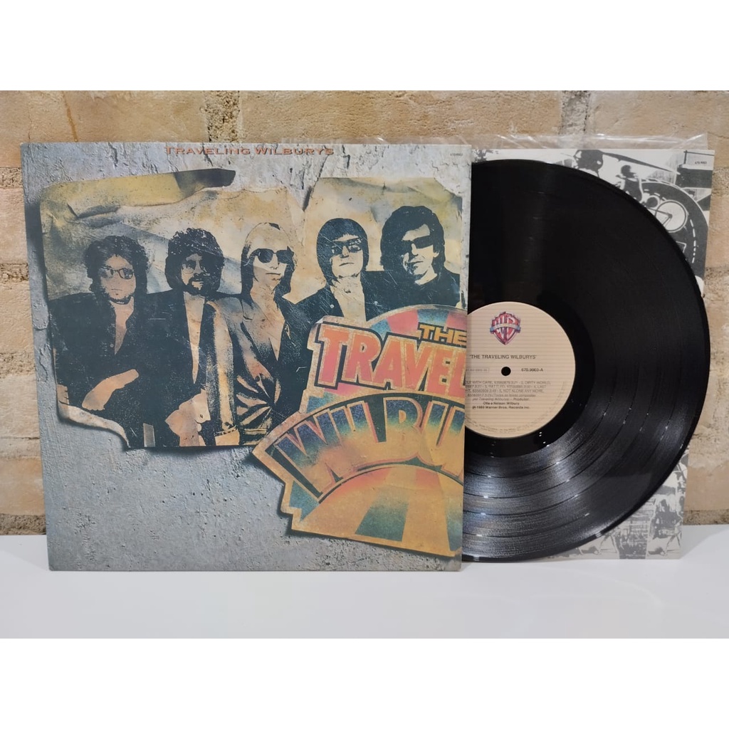 Vinil Lp The Traveling Wilburys 1989 Com Encarte EXCELENTE | Shopee Brasil