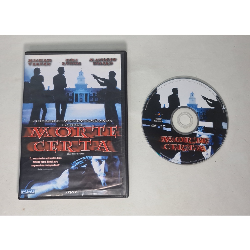 Dvd Morte certa original | Shopee Brasil