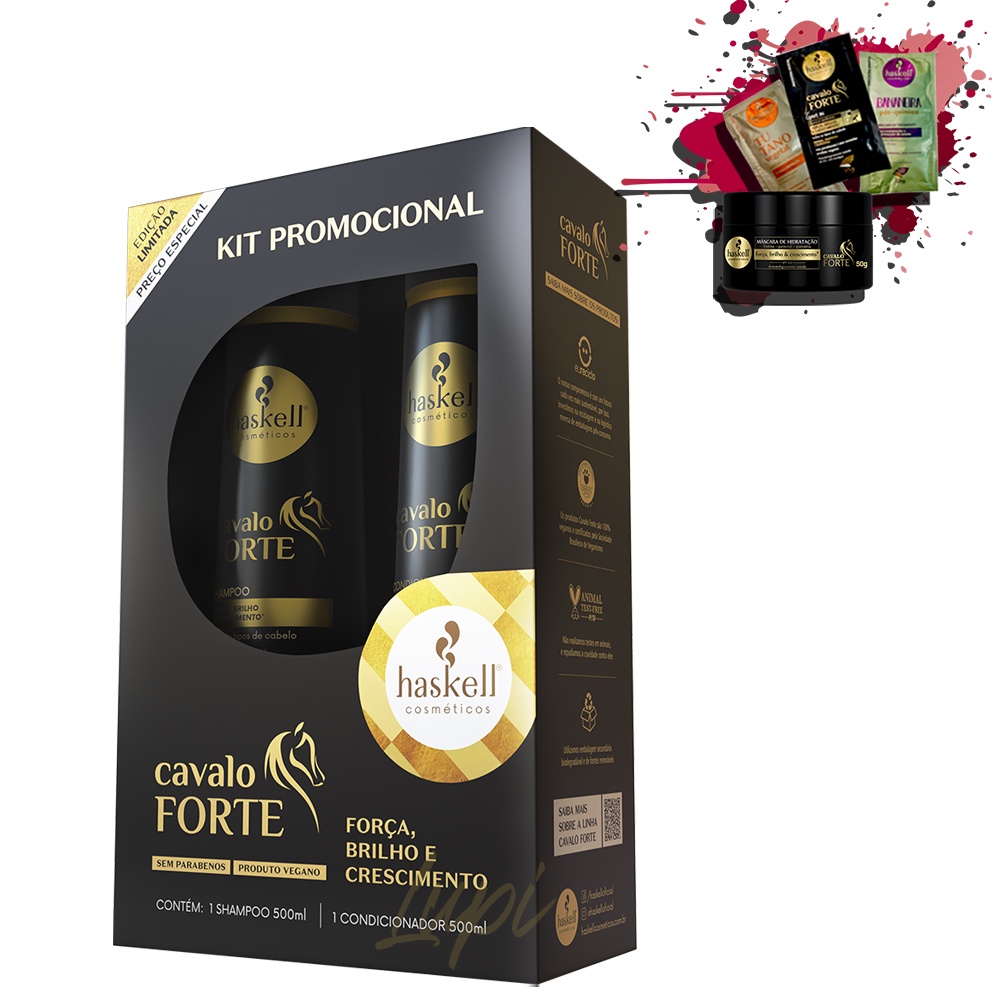 Promopack Haskell Cavalo Forte 500ml | Shopee Brasil