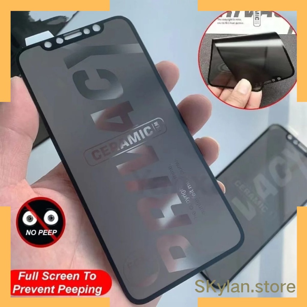 Película 3D 9D Privativa Cerâmica Fosca para Iphone 6 / 7 /8Plus / Xs / Xr / 11 / 12 / 13 / 14 ...
