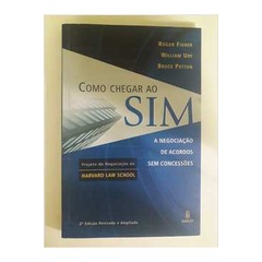 Como Chegar ao Sim autor Roger Fisher e William Ury e Bruce Patton | Shopee Brasil