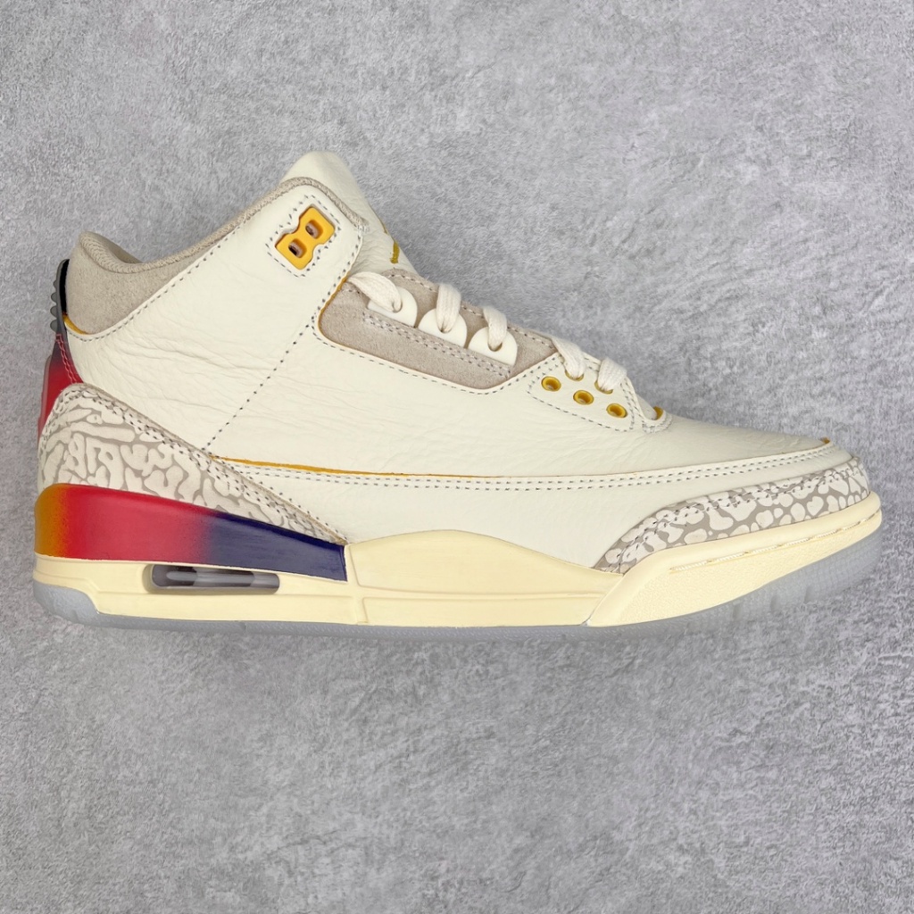 J . Balvin X Air Jordan 3 Retro'medellín Sunset'fn0344-901 Sapatos De ...