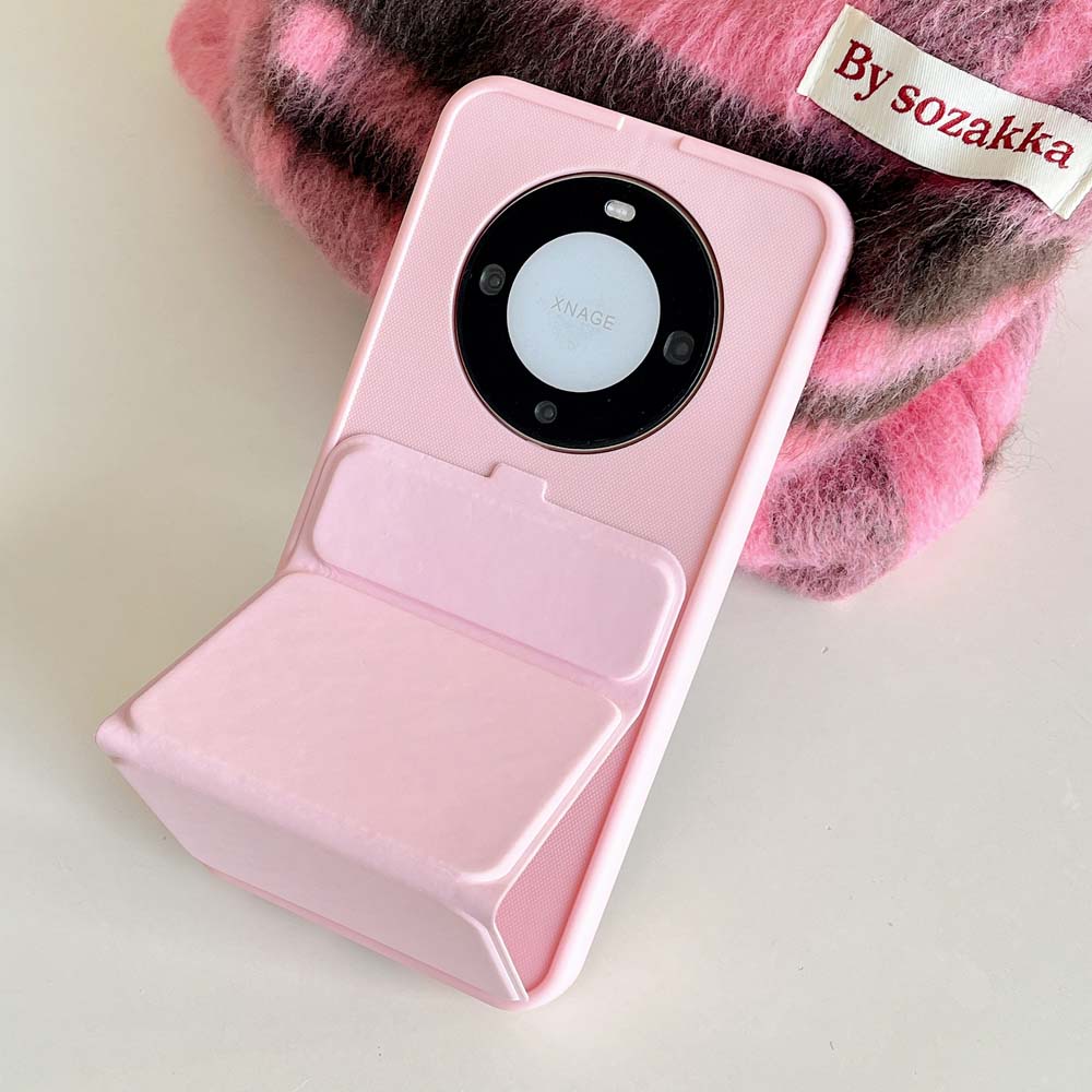 Huawei Mate60 Pro Bonito E Criativo Estojo De Telefone Com Suporte Dobrável P50 P60 P60Pro ...