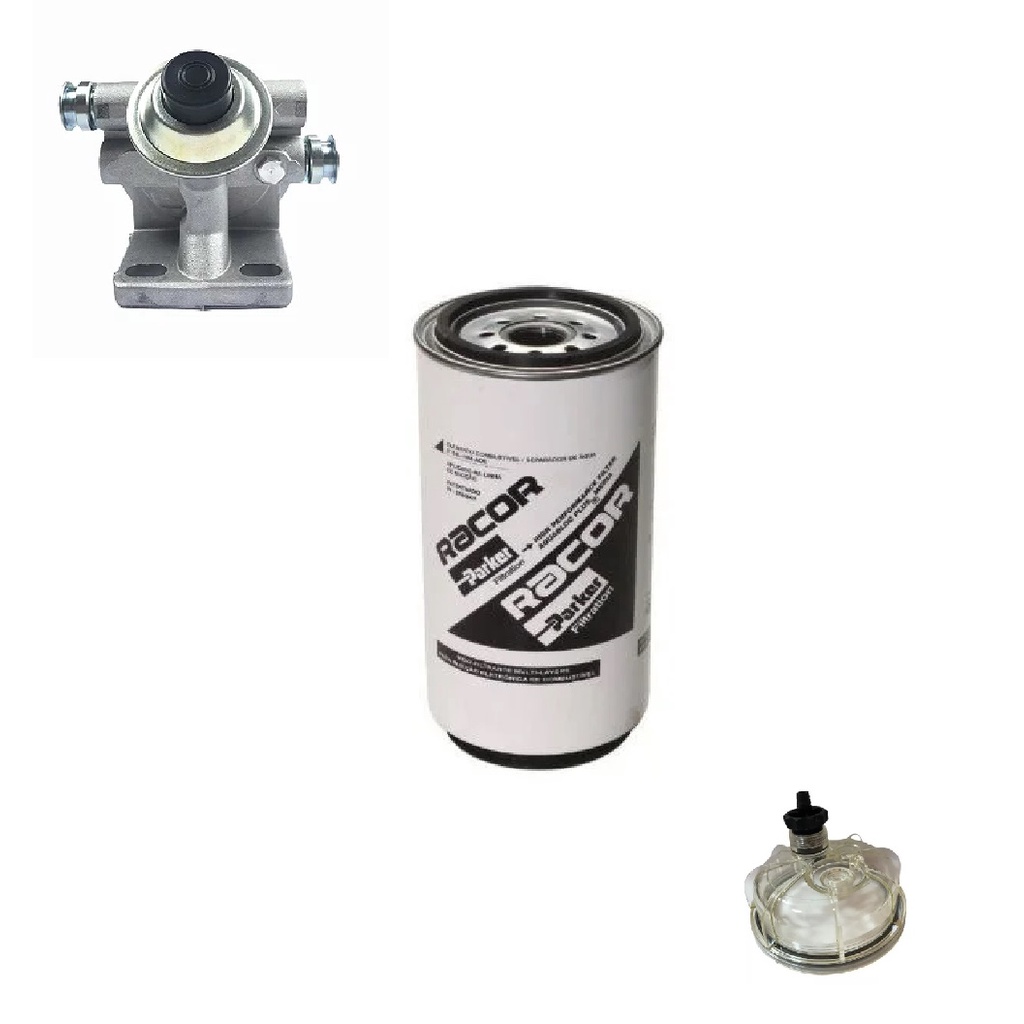 Kit Cabeçote Filtro Racor Combustível Volkswagen Ford Cargo Onibus Com ...