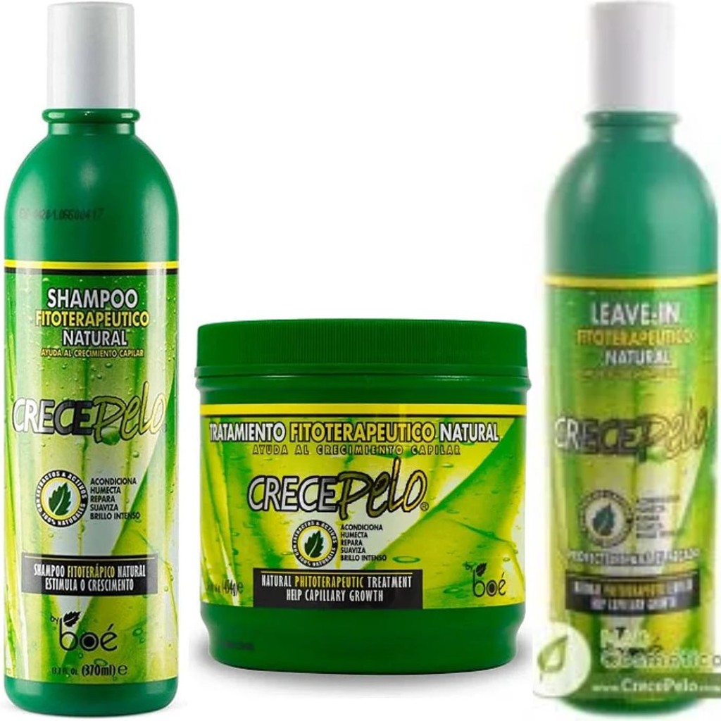 Kit Crece Pelo - Shampoo 370ml + Mascara 454g + Leavein 355g | Shopee ...