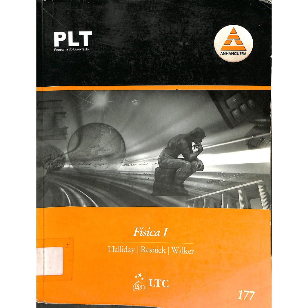 Livro PLT 177 - Fundamentos de Física Vol. 1 7ª Edição de Halliday ...