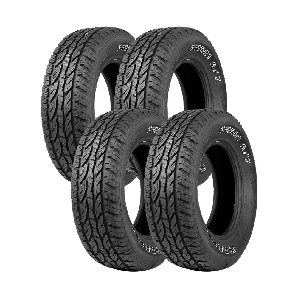 Jogo 4 Pneus Firemax Aro 17 FM501 A/T 225/65R17 102T - Letras Brancas ...