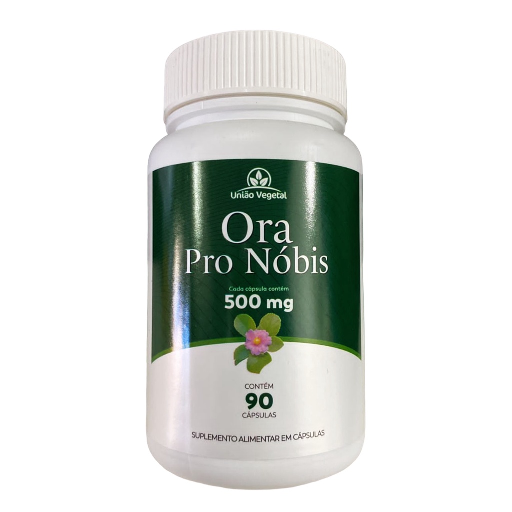 Ora Pro Nobis 500 Mg 90 Cápsulas Vitaminas B1 B2 B3 | Shopee Brasil