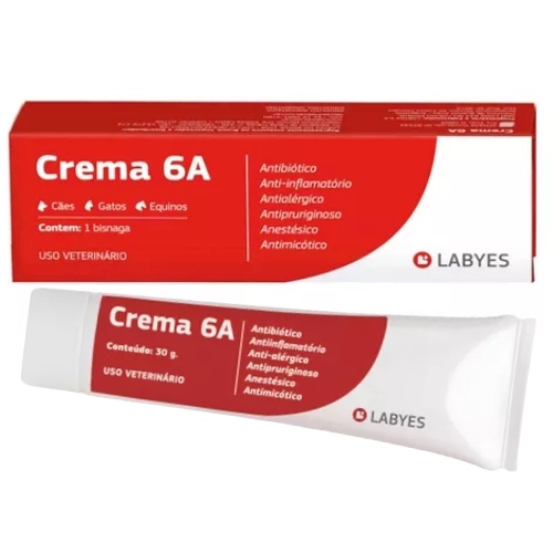 POMADA CREMA 6A BISNAGA 15GR DERMATOLÓGICA | Shopee Brasil