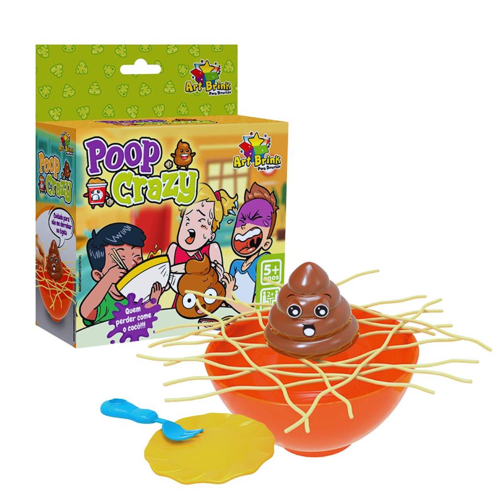 Brinquedo Jogo de Mesa Poop Crazy - a mistura perfeita de estrategia e ...